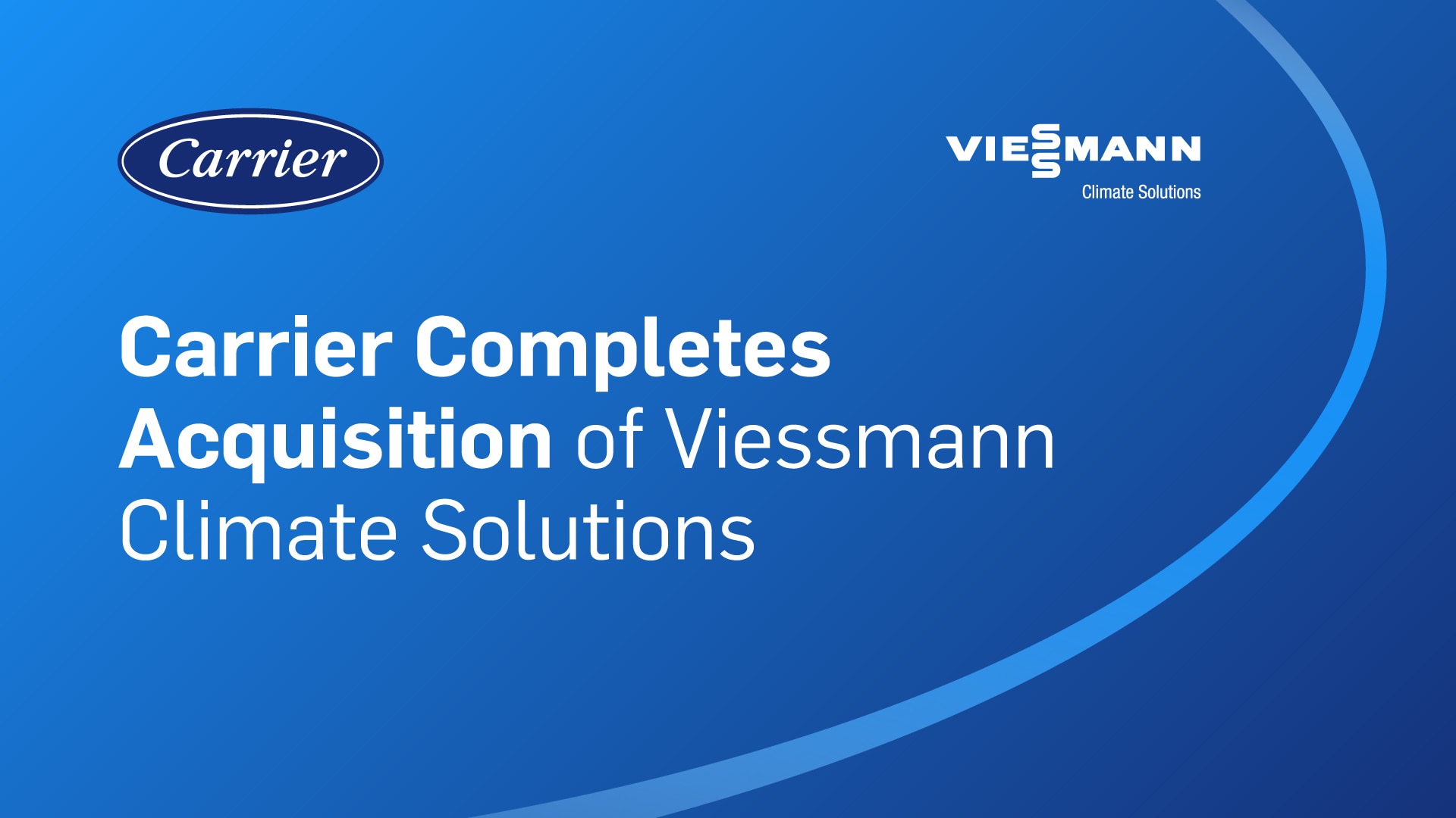 Carrier prevzel Viessmann Climate Solutions | Viessmann SI