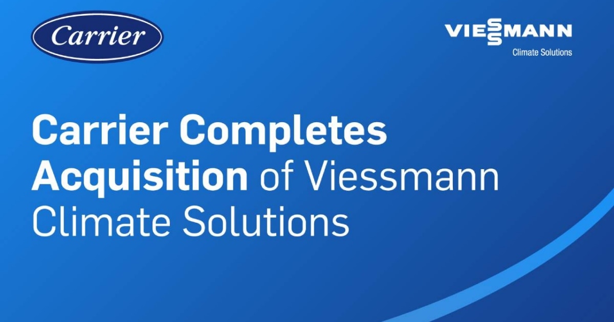 Carrier prevzel Viessmann Climate Solutions | Viessmann SI